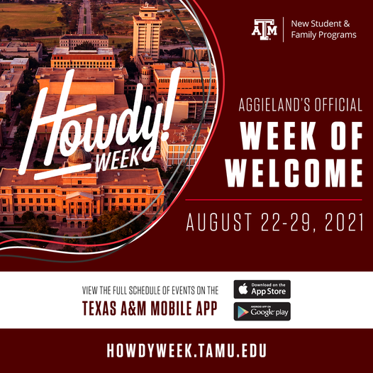 Howdy Week 2021 | The Aggie Parent & Family Connection