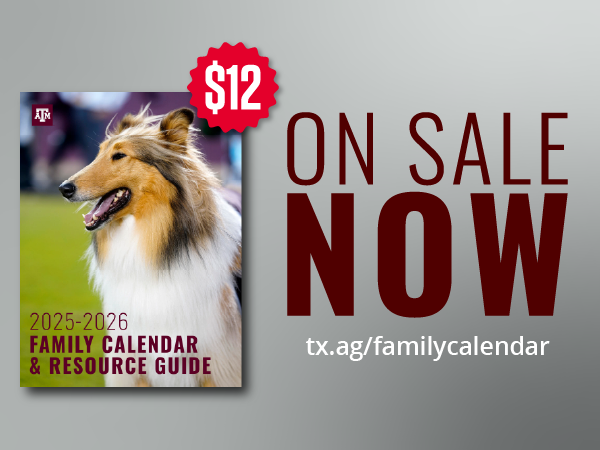 2025-2026 Family Calendar & | The Aggie Parent & Family Connection